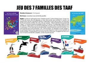 Le jeu des 7 familles - Terres australes et antarctiques françaises