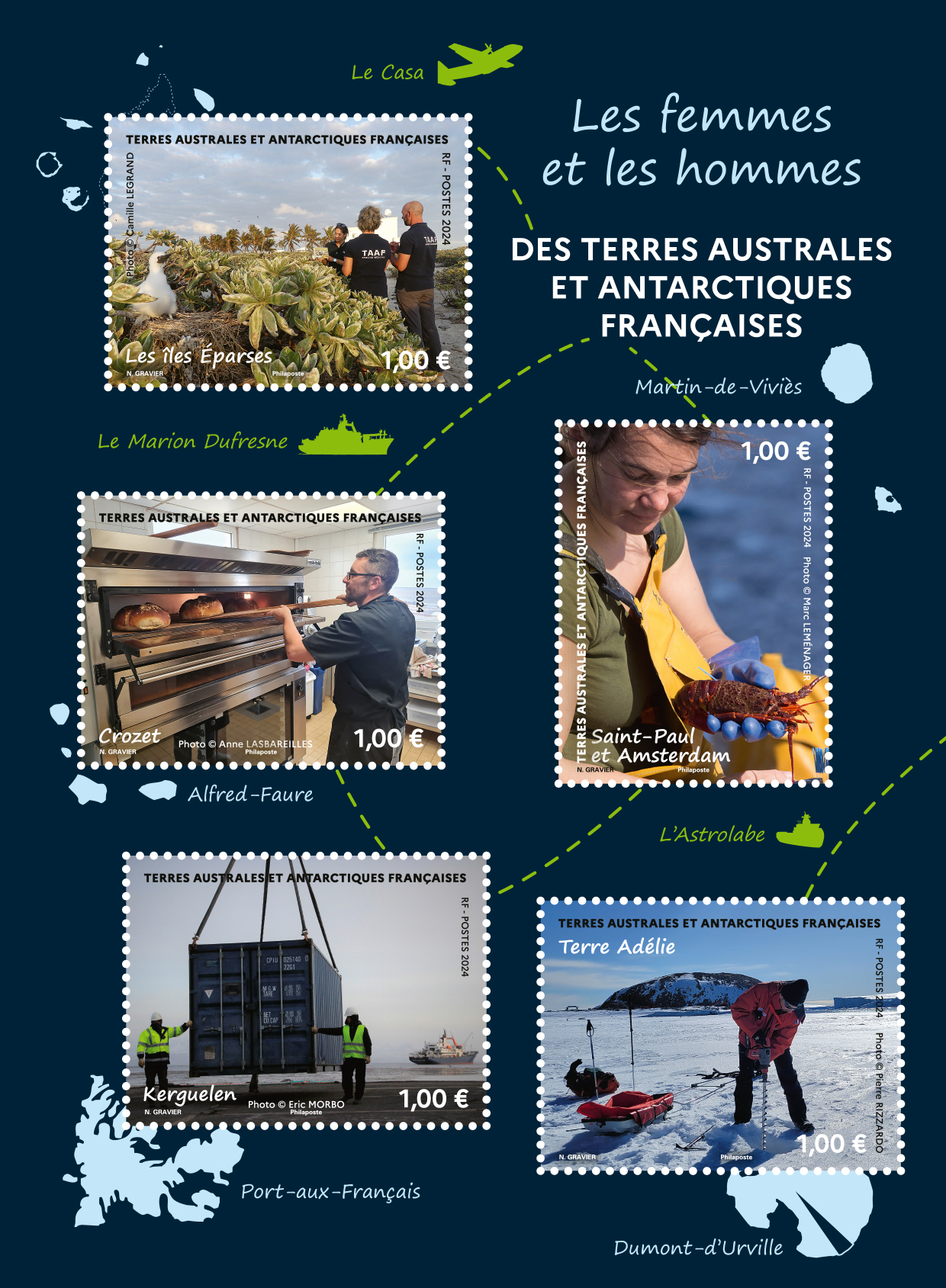 Le programme philatélique 2024 des TAAF est sorti ! - Terres australes ...