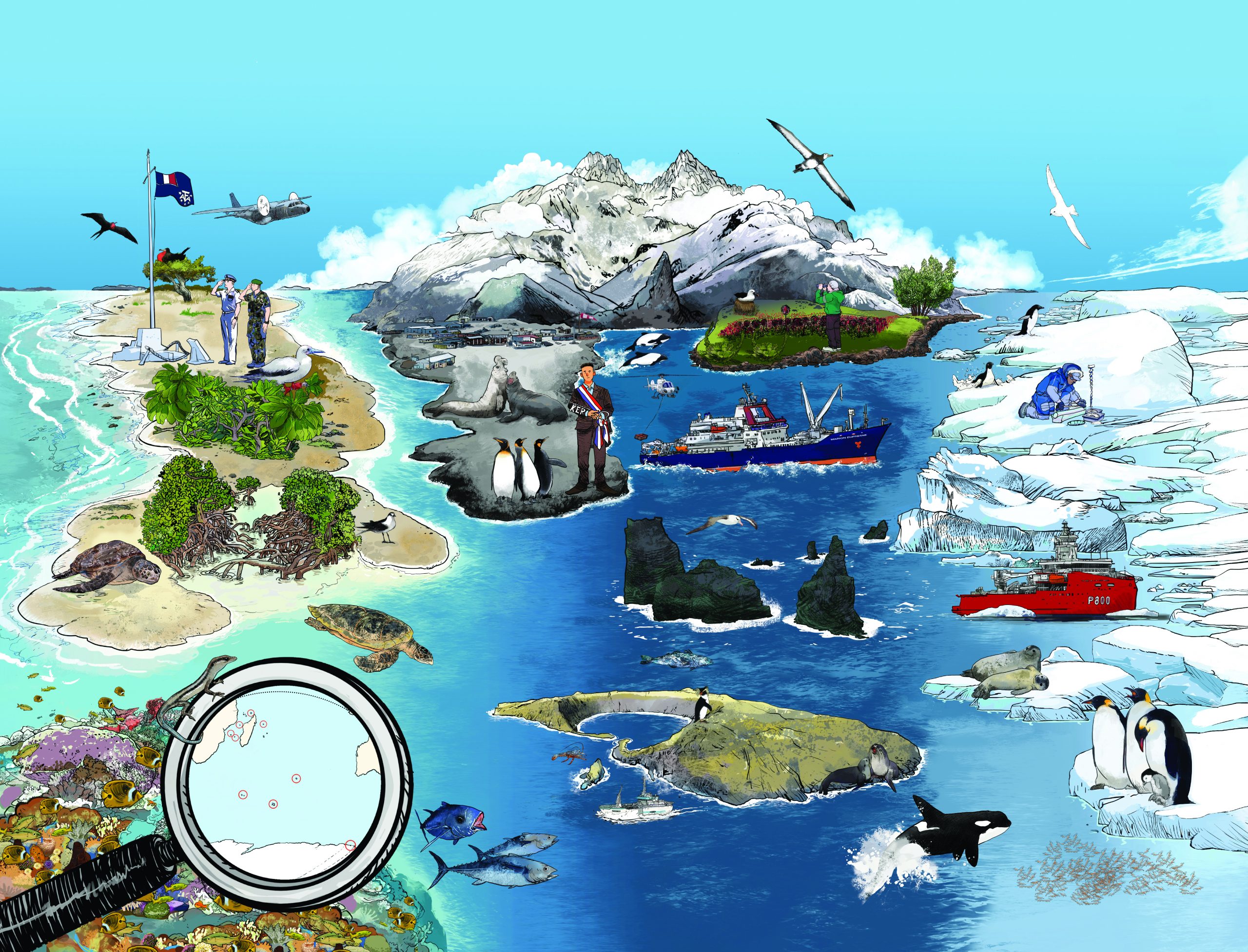 Kit de découverte - 1er dégré - Terres australes et antarctiques françaises